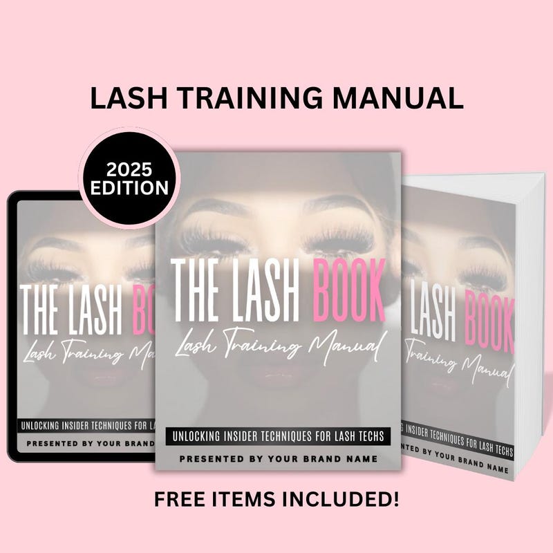 Lash Training Course Ebook - Etsy