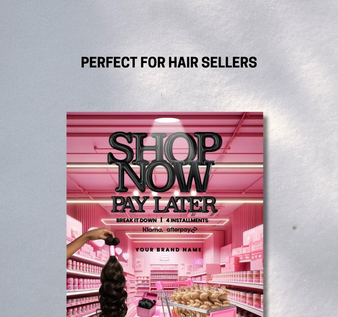 Hair Bundles Flyer Post Template | Canva Template | Hairstylist ...