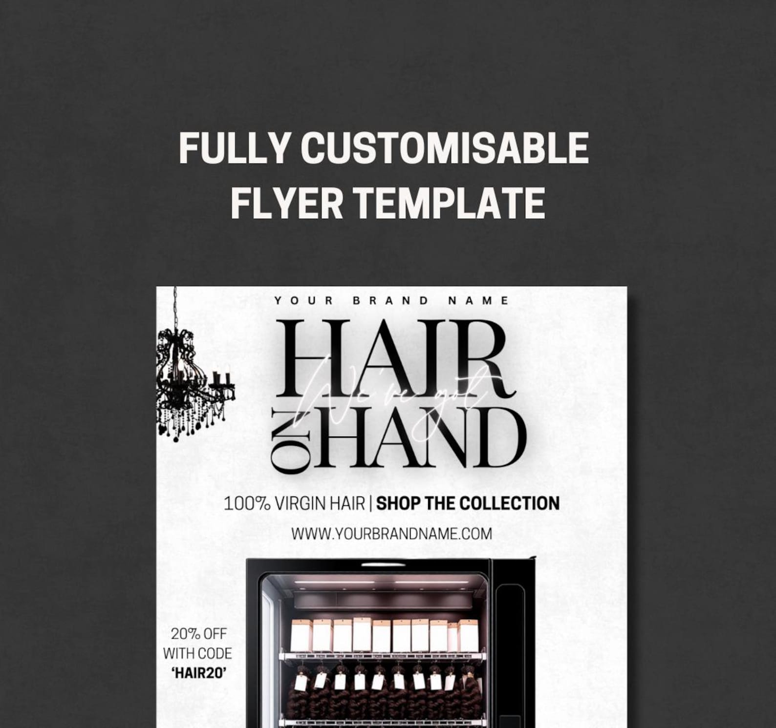 Hair Vendor Flyer Template | Hair Bundles Flyer Instagram Post | Hair ...