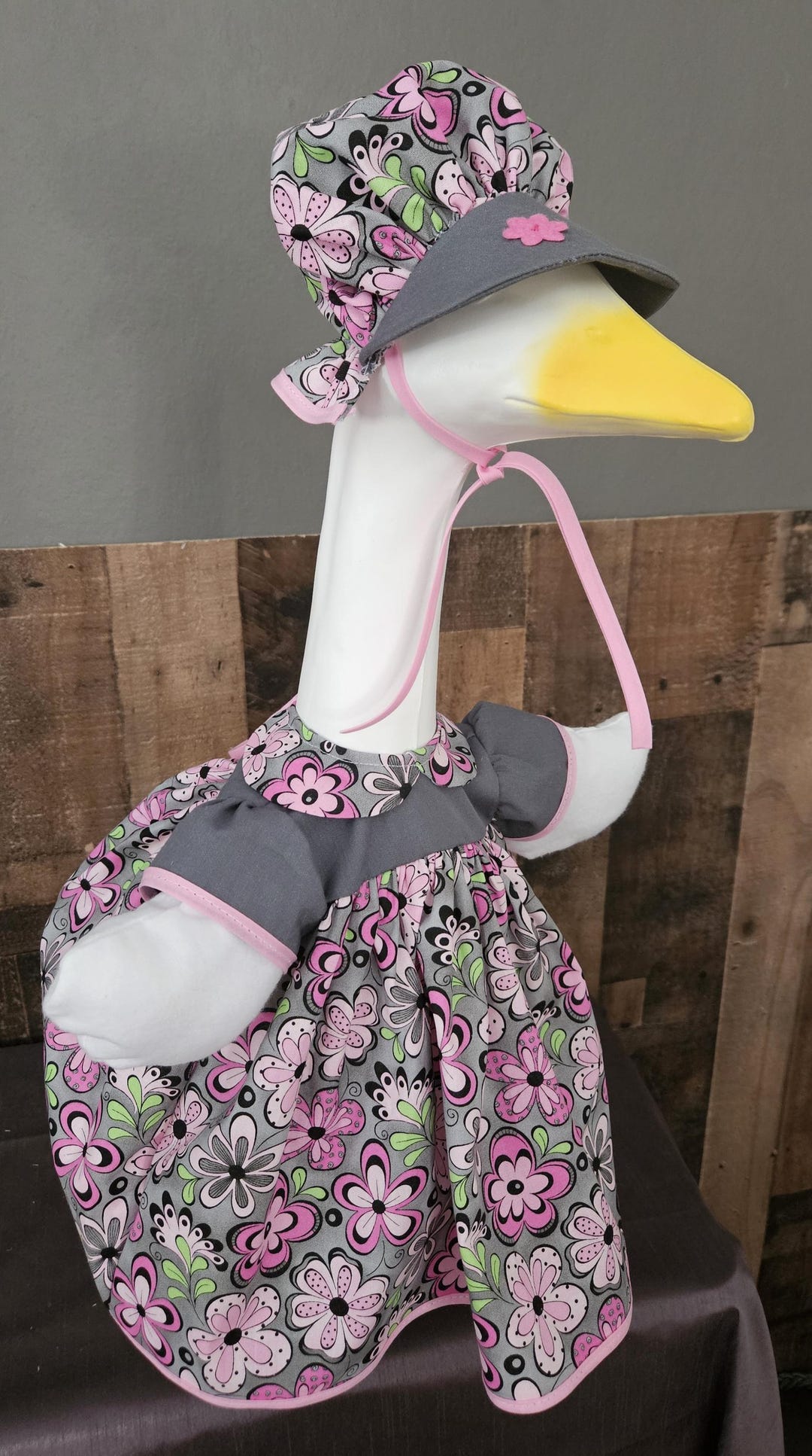 Porch Goose Dress With Matching Bonnet - Etsy