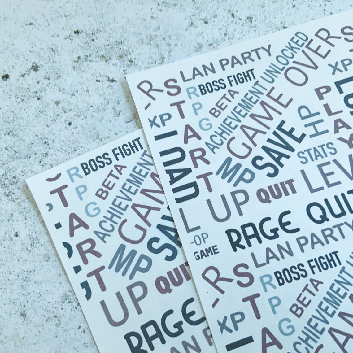 Game Over Gift Wrap A3 Wrapping Sheets Video Game Lover - Etsy UK