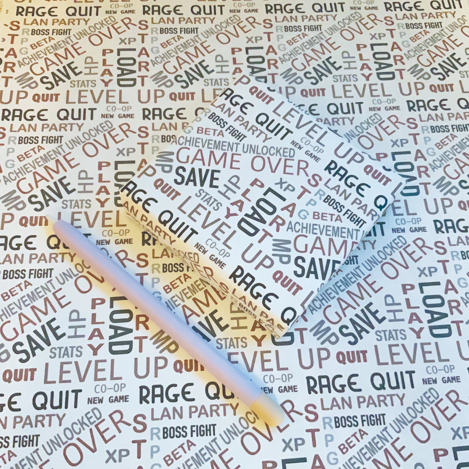 Game Over Gift Wrap, A3 Wrapping Sheets Video Game Lover, Computer ...