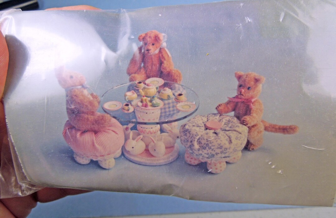 Bunny Table, 3 Tuffets & Child's Tea Set KIT 1:12 Scale JS006 - Etsy