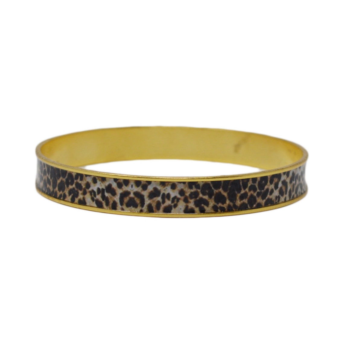 Leopard Print Bangle Bracelet - Etsy