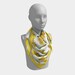 Lemon Scarf Satin Square Scarf - Etsy