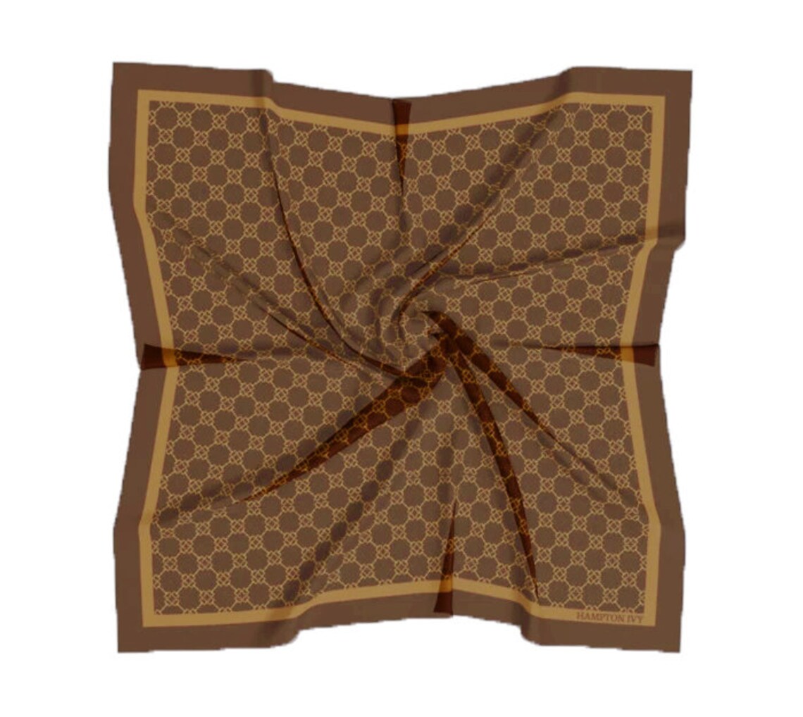 Equestrian Style Horse Bit Satin Scarf - Etsy