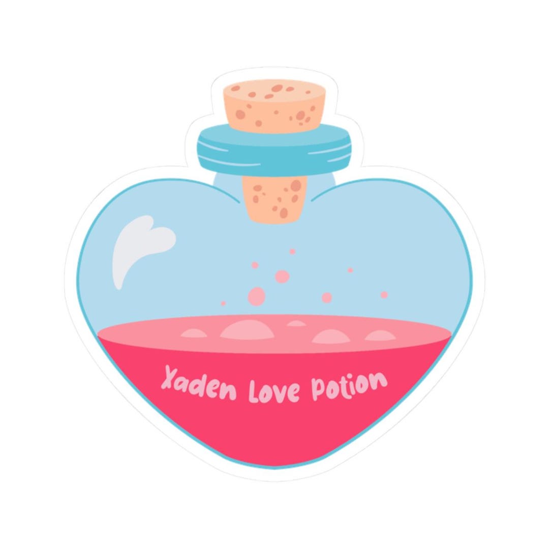 Xaden Riorson Love Potion Sticker Kiss-cut Stickers, Romantasy Book ...