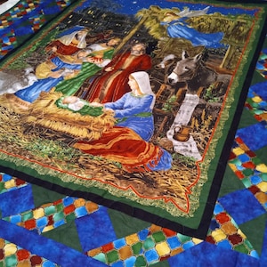 Christmas Nativity Scene Quilt - Etsy