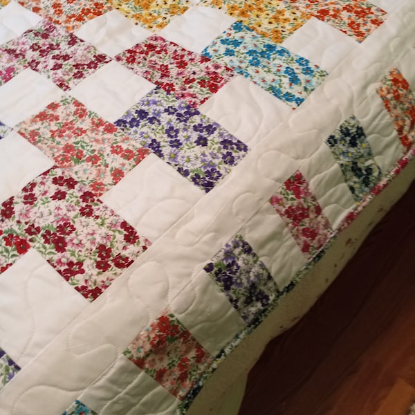 Brick Flower Quilt Kit - Etsy