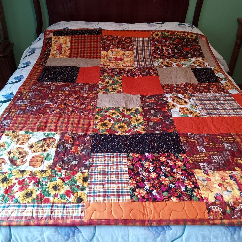Thanksgiving Quilt - Etsy