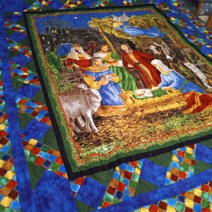 Christmas Nativity Scene Quilt - Etsy