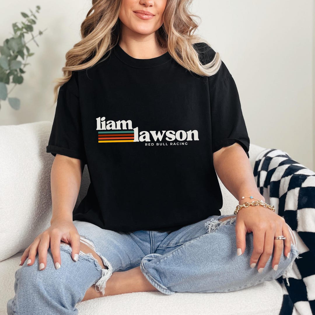 Liam Lawson Red Bull Racing T-shirt, Liam Lawson Merch, Formula One ...