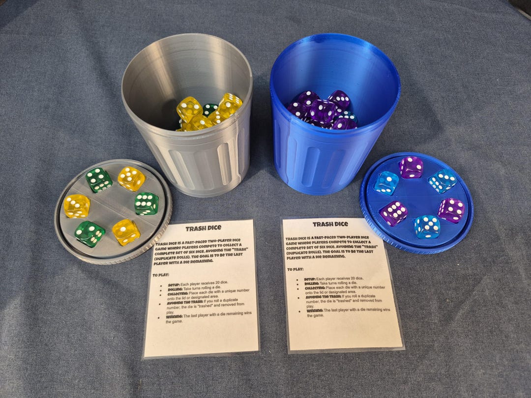 Trash Dice Game - Fun, Fast-paced Game That is Easy to Learn and is a ...