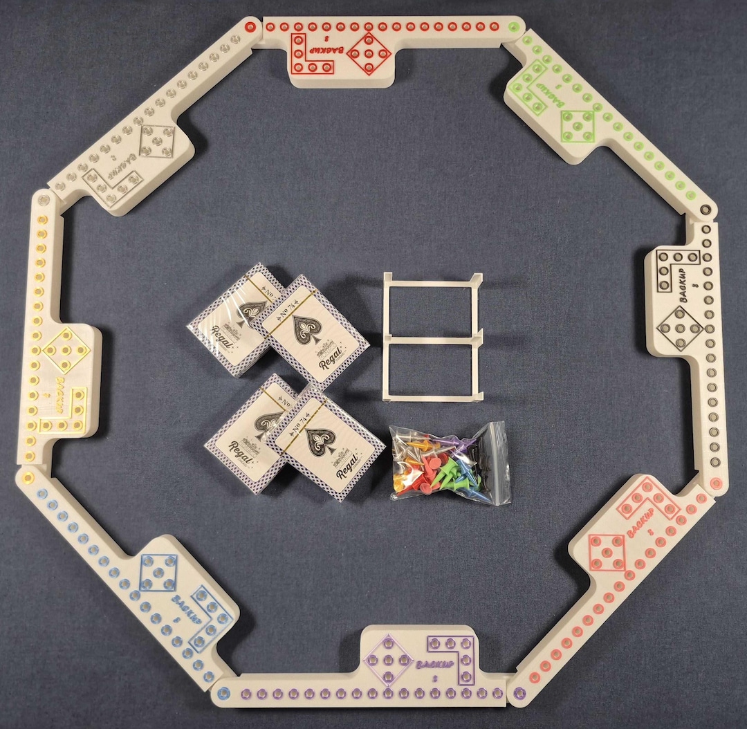Backup 8 Pegs and Jokers Board Game: 8-player Family Fun - Etsy