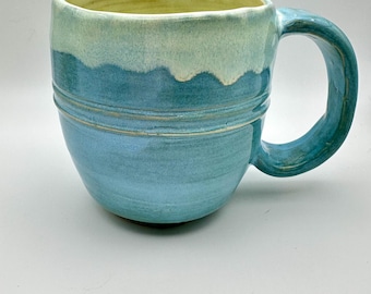 Handmade Mug Opal Blue - Etsy