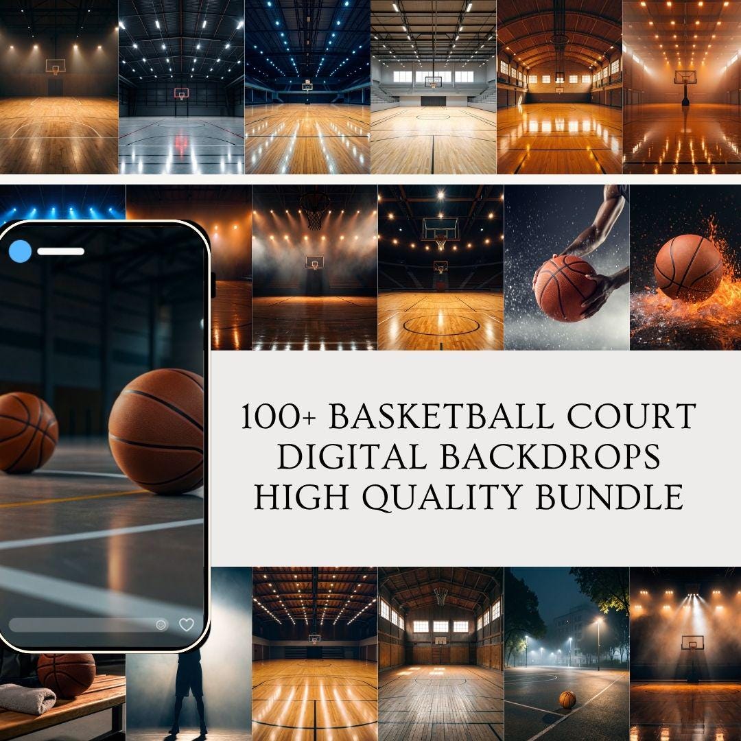 Basketball Court Photography Backdrops, Sports Arena Backgrounds ...