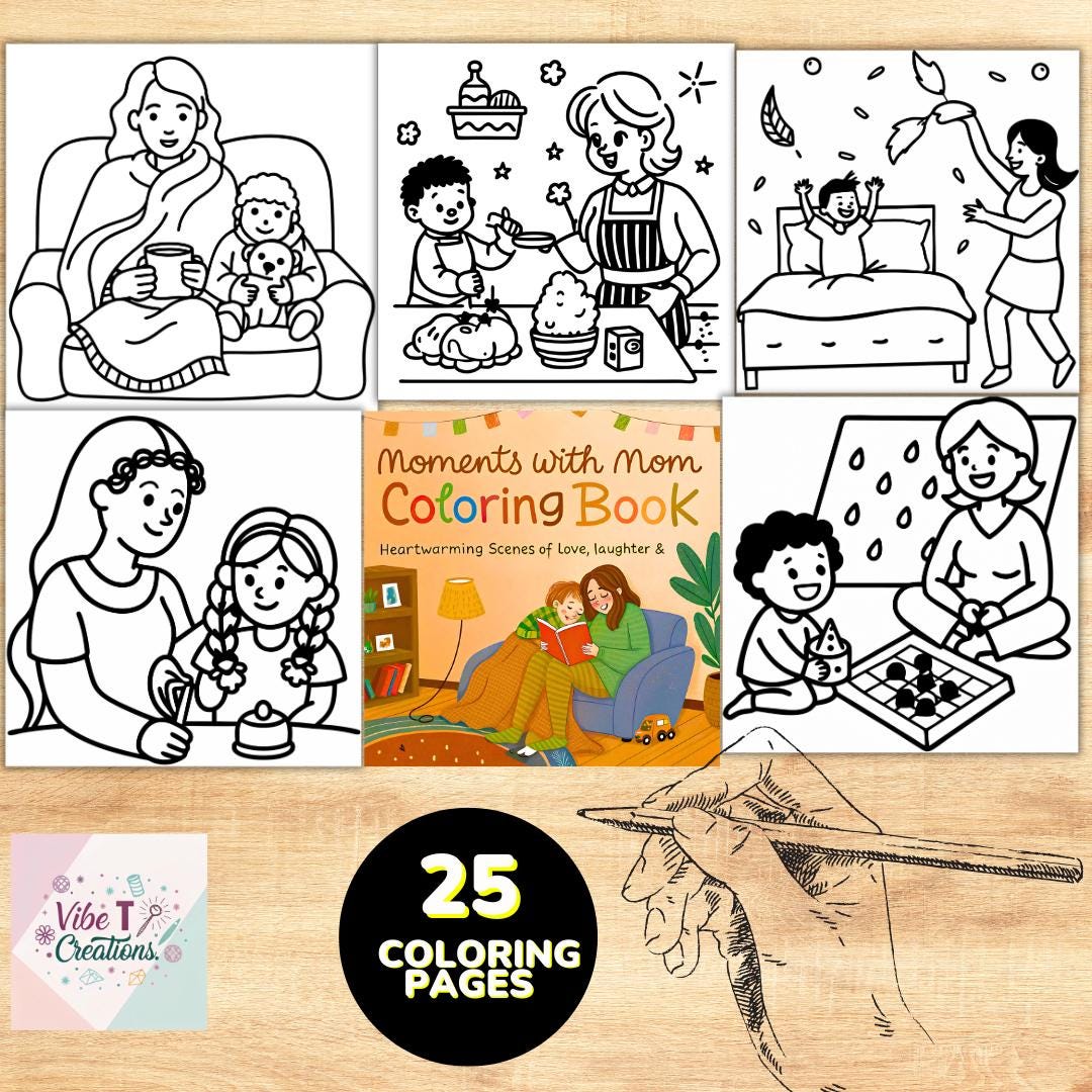 Mother's Day Coloring Pages: All About My Mom Activity (PDF Download ...