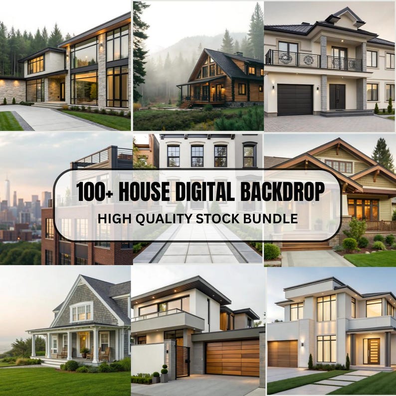 104 House Digital Backdrop Bundle – Real Estate Headshot Backgrounds ...