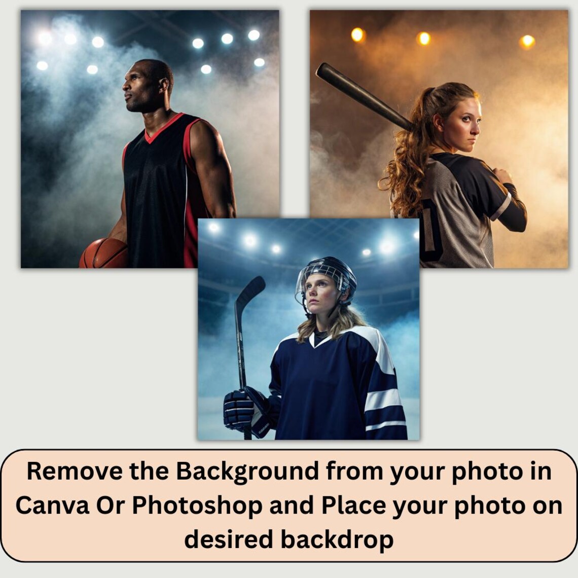 Sports Photography Background: Stadium Lights, Fog Effects (digital ...
