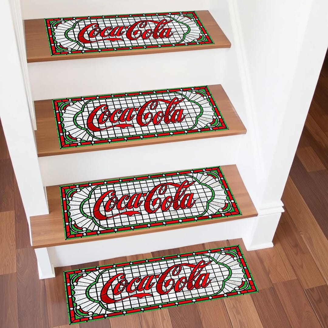 Coca Cola Stair Mat,coca Cola Decor,coke Fan,stair Mat,art Stair Mat ...