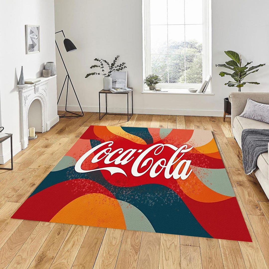 Coca Cola Rug,coke Rug,coca Cola Decor,youth Rooms Rug,kitchen Rug,cola ...