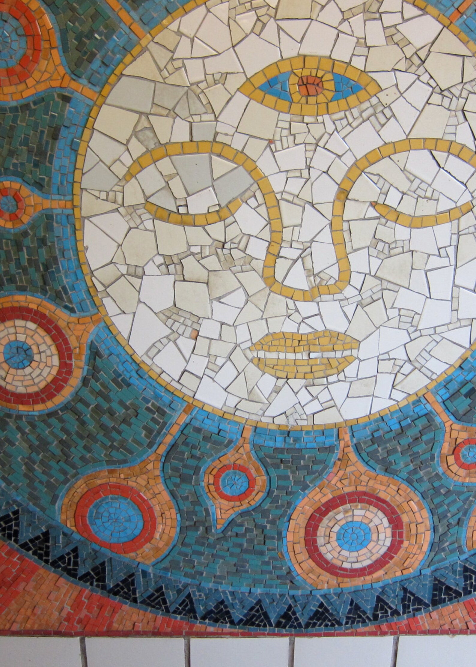 Mosaics Muse NYC Signed Phipps Y Moran Flipping Gypsy Art - Etsy