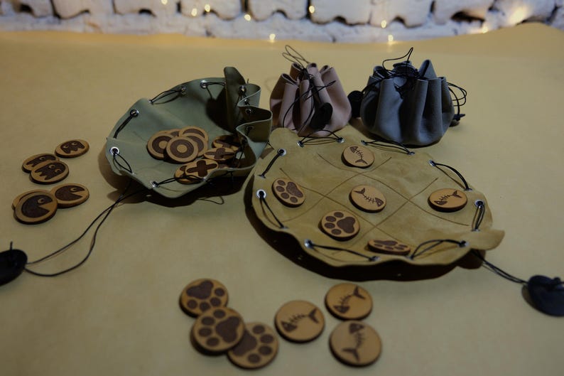 Tic-tac-toe Leather Game - Etsy