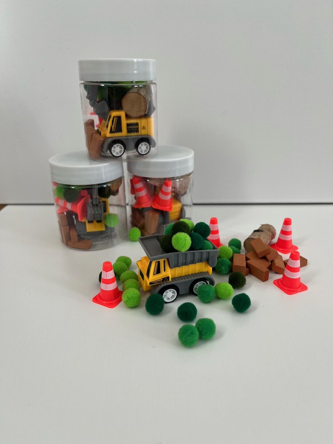 4oz Sensory Construction-themed Play Kit for Kids – Engaging Tools for ...