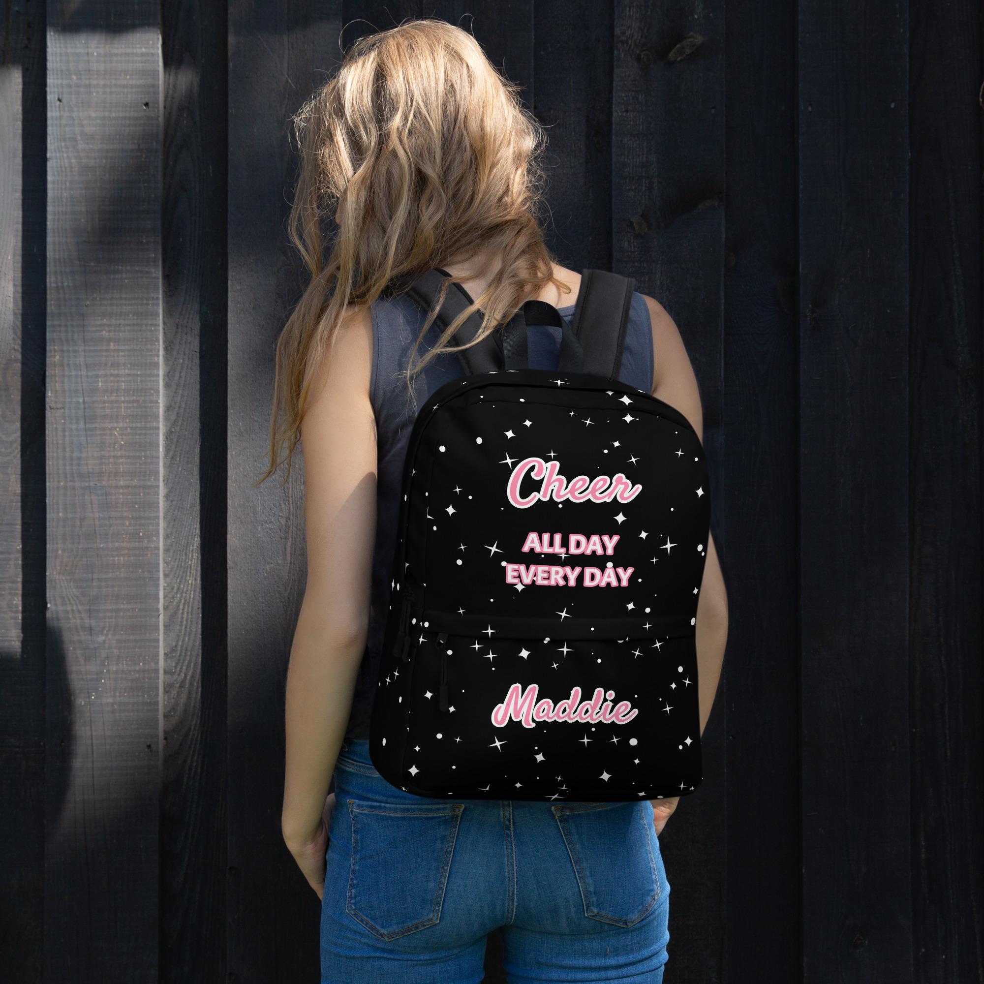 Personalized Cheer All Day Every Day Backpack, Custom Cheer Bag, Cheer ...