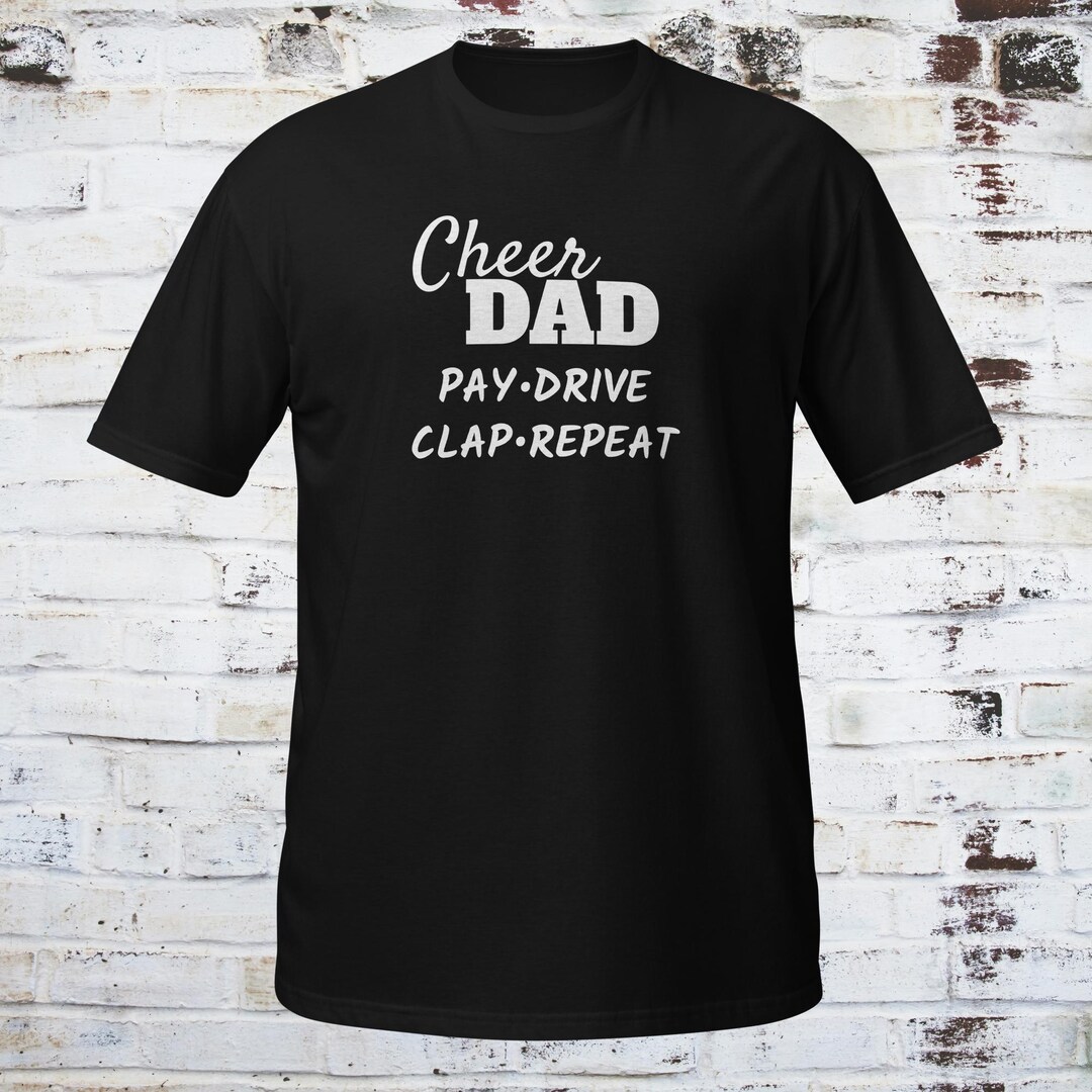 Personalized Cheer Dad Shirt, Custom Dad Cheer Shirt, Funny Cheer Shirt ...