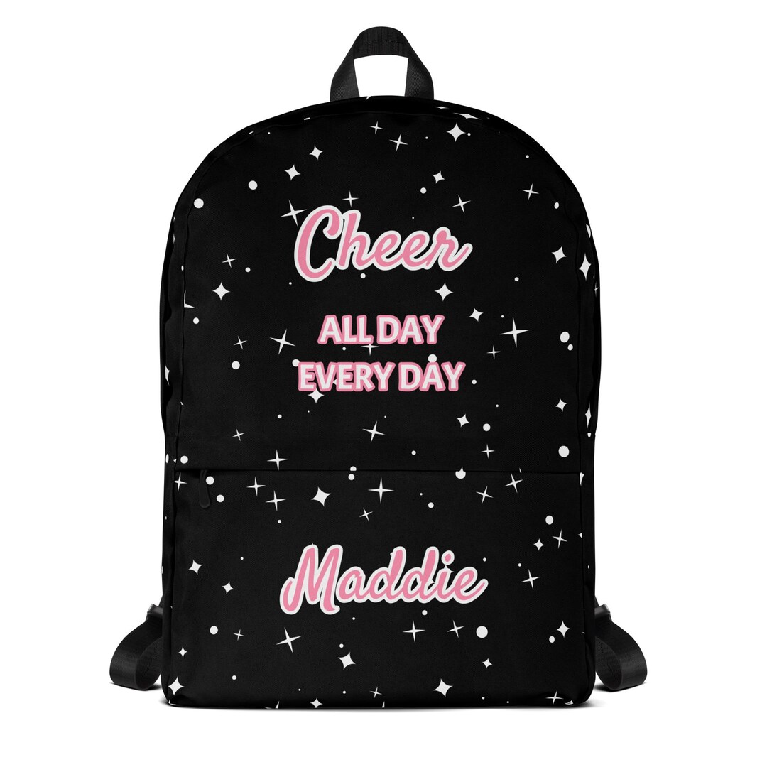 Personalized Cheer All Day Every Day Backpack, Custom Cheer Bag, Cheer ...