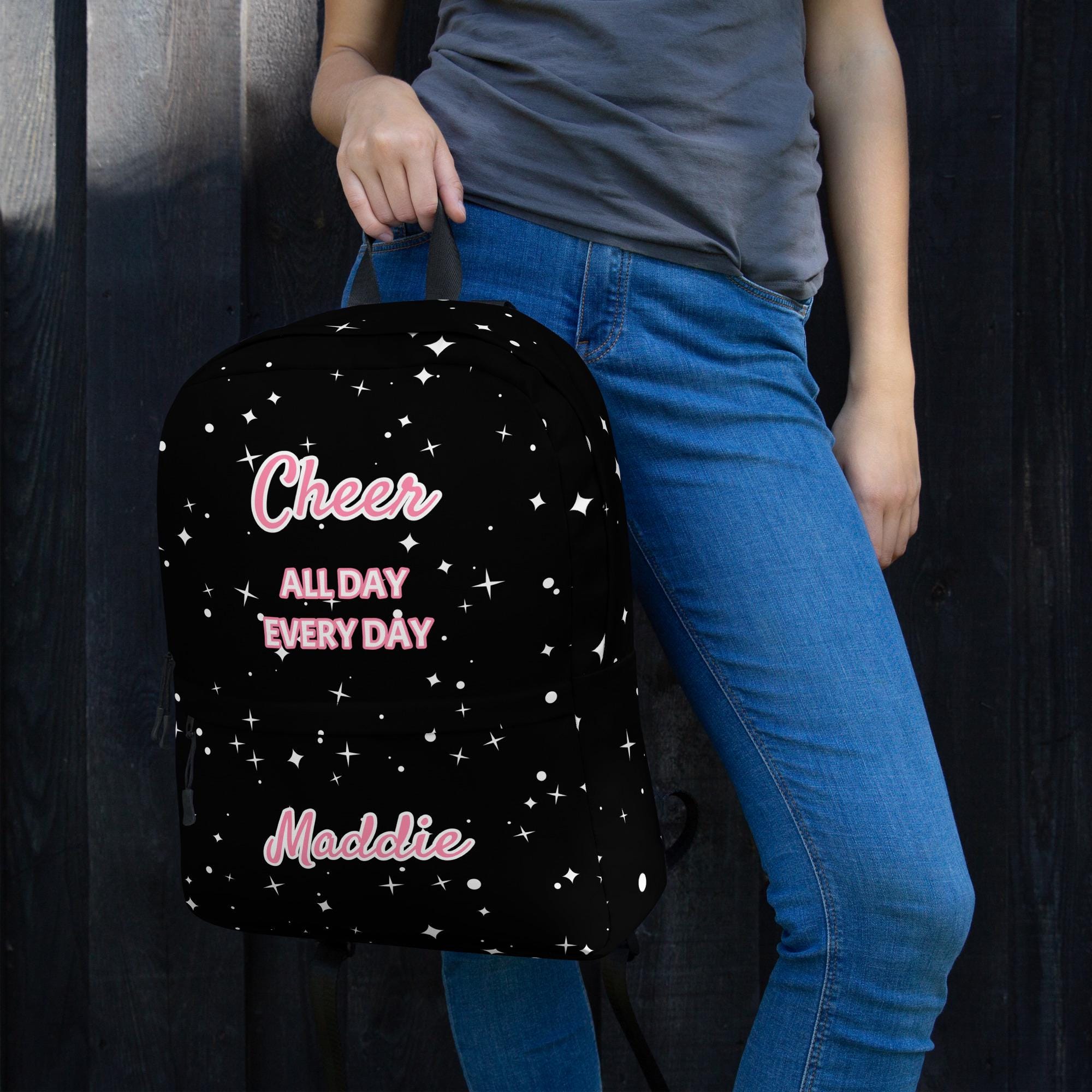 Personalized Cheer All Day Every Day Backpack, Custom Cheer Bag, Cheer ...