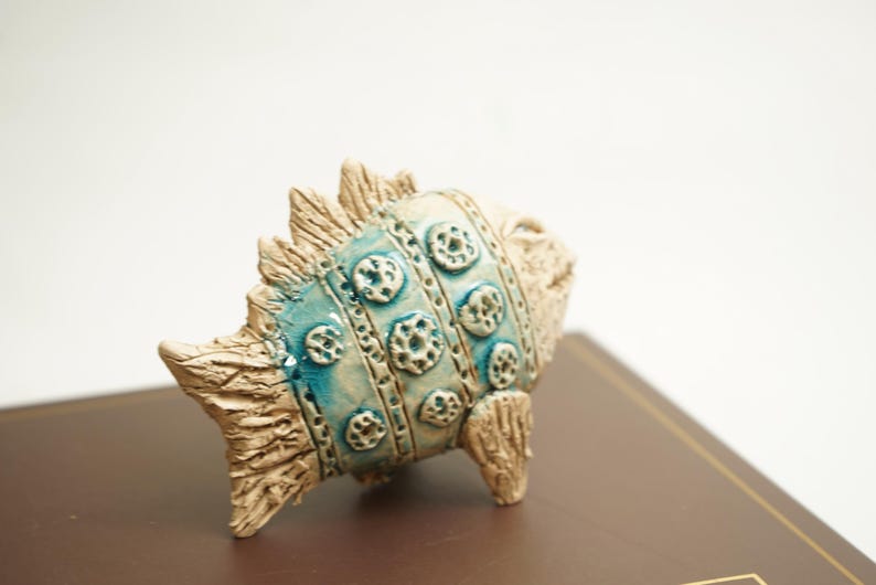 Fish Figure Sculpture, Authentic Ceramic Fish, Figurines Fish, Fish ...