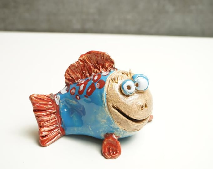 Ceramic Fish Art for Home Decor - Perfect Gift for Fish Lovers and ...