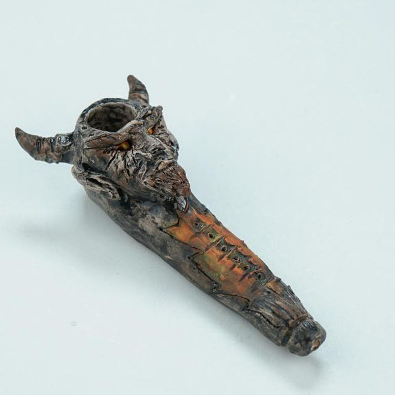 Ceramic Smoking Pipe - Etsy