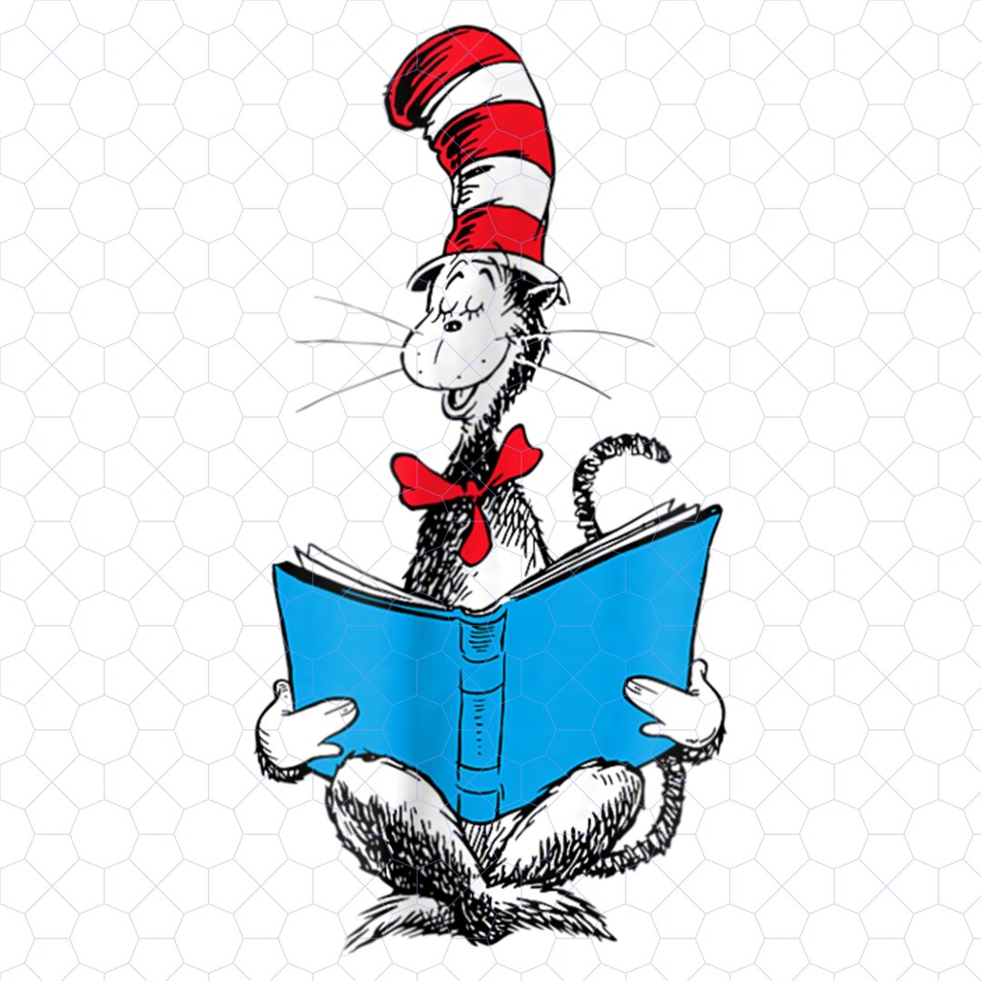 Dr Seuss Day PNG, Cat in the Hat Png, Dr Suess Coquette Png, Teacher ...