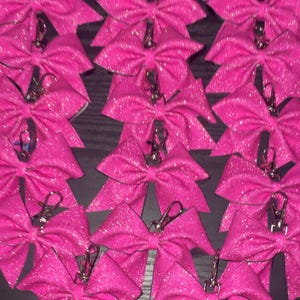 Glitter Bow Key Chain - Etsy