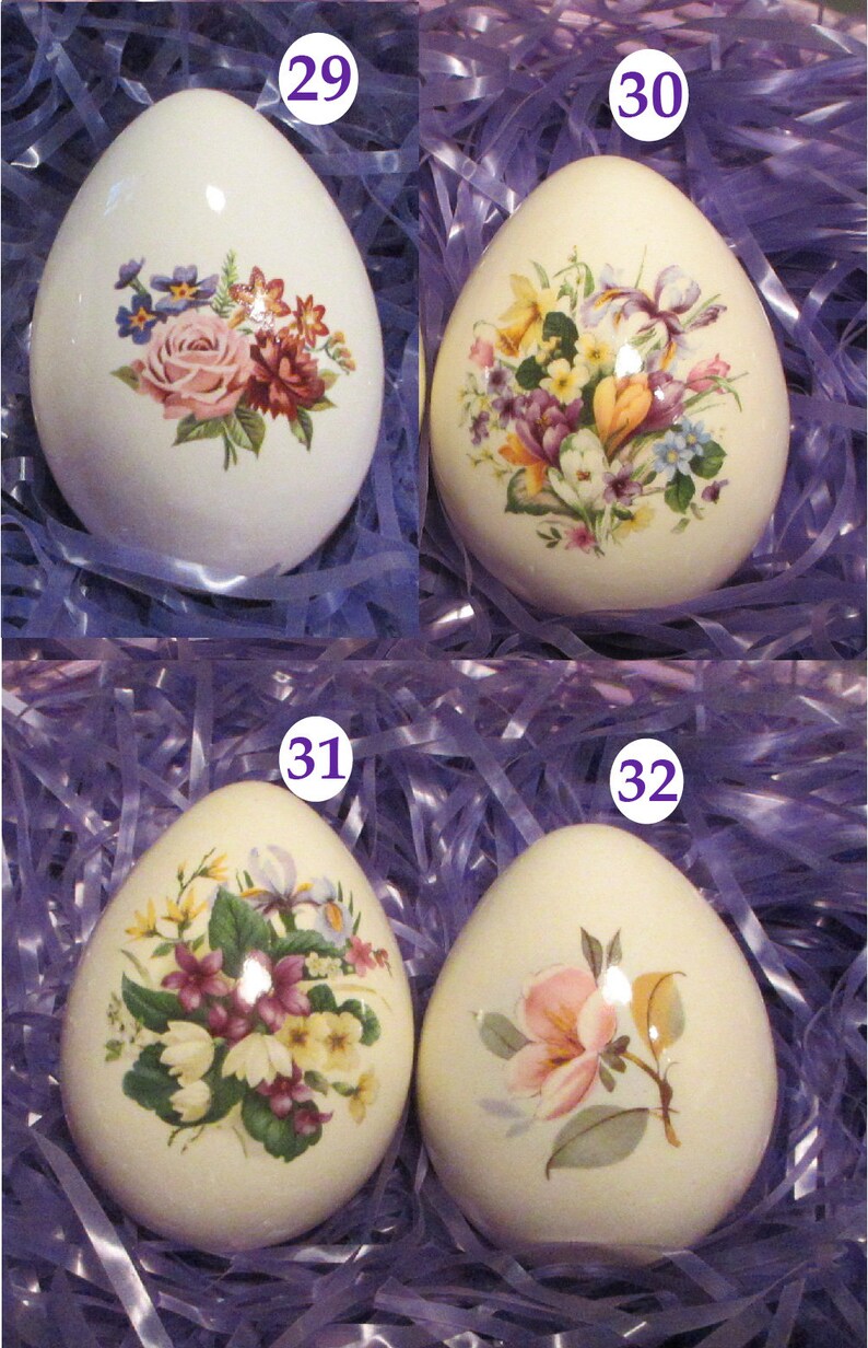 Easter Eggs Floral Eggs more Options - Etsy