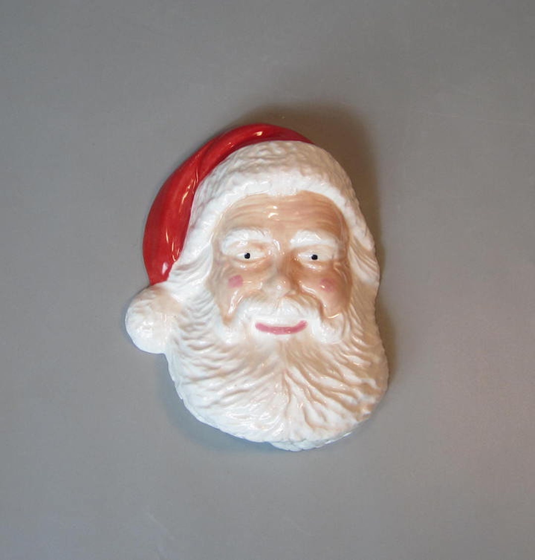 3D Santa Face Wall Art - Etsy