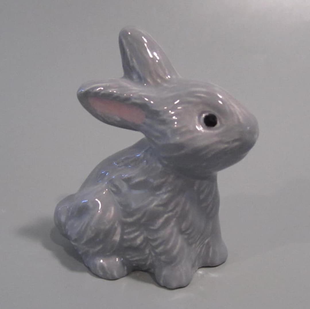 Ceramic Sitting Bunny - Etsy