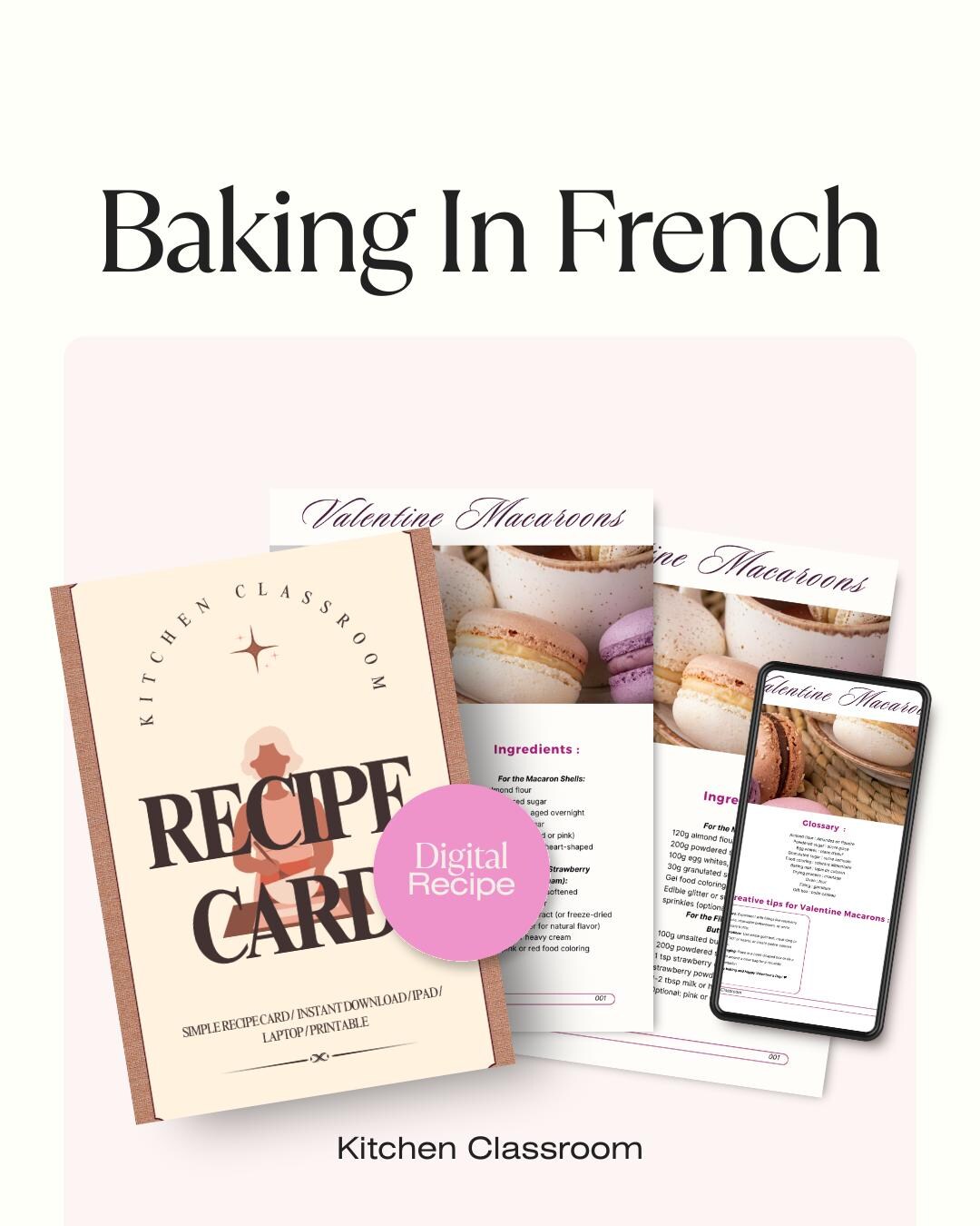 Valentine's Day Macarons Recipe Easy French Dessert With Language Tips ...
