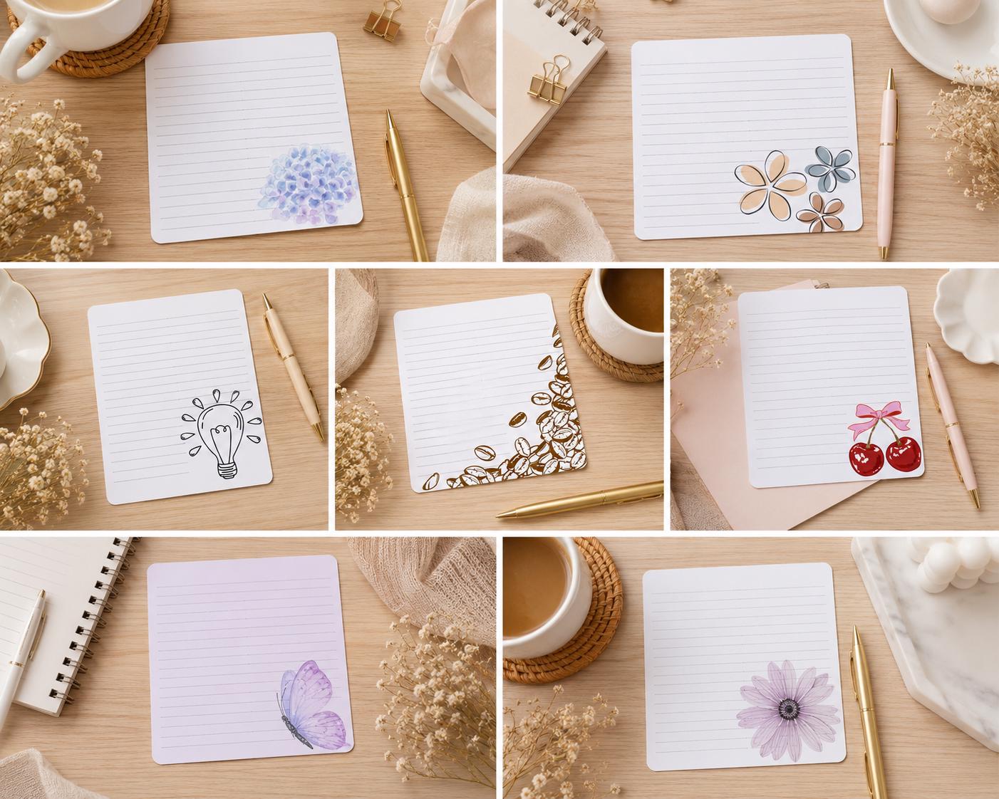 50 Printable Notes Pages | Cute & Aesthetic Digital Paper | Journal ...
