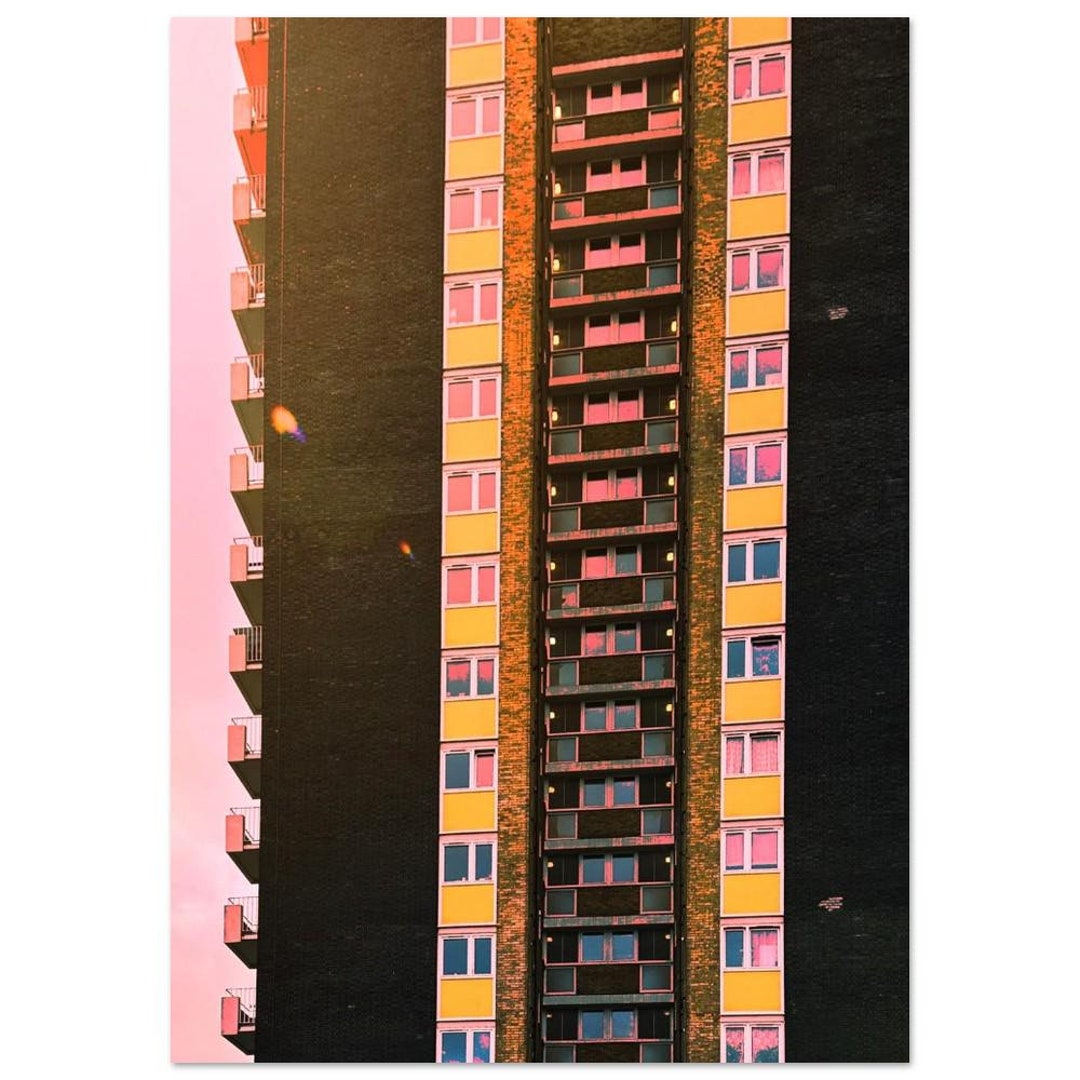 Hackney Tower Block | London | Colour Image Photography Wall Art Print ...
