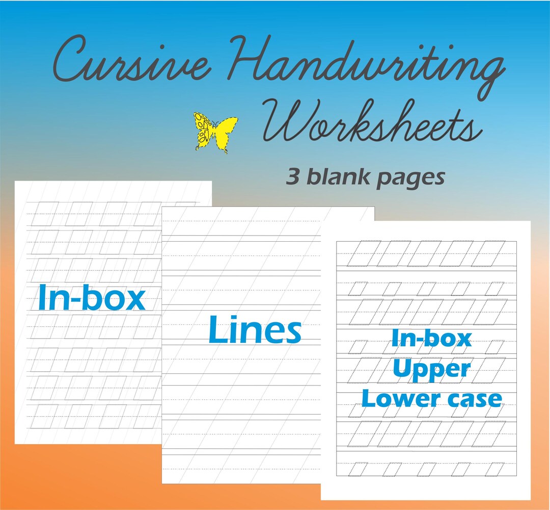 Cursive Learning Pages | Cursive Tracing | Cursive Handwriting Practice ...