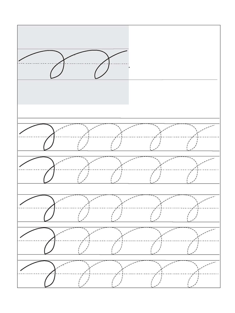 Beginner's Cursive Handwriting Workbook for Kids. Cursive Writing ...