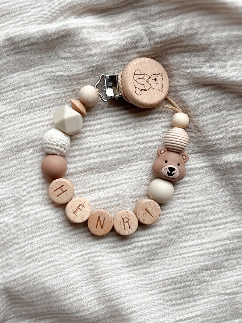 Personalized Pacifier Chain With Name - Personalized Pacifier Chain ...