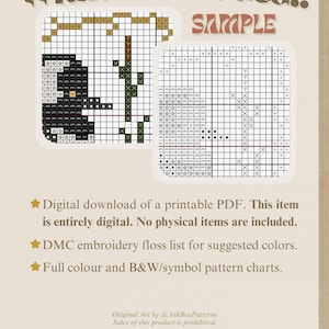 Hooded Merganser Cross Stitch Pattern: Vintage Waterfowl Design (PDF ...