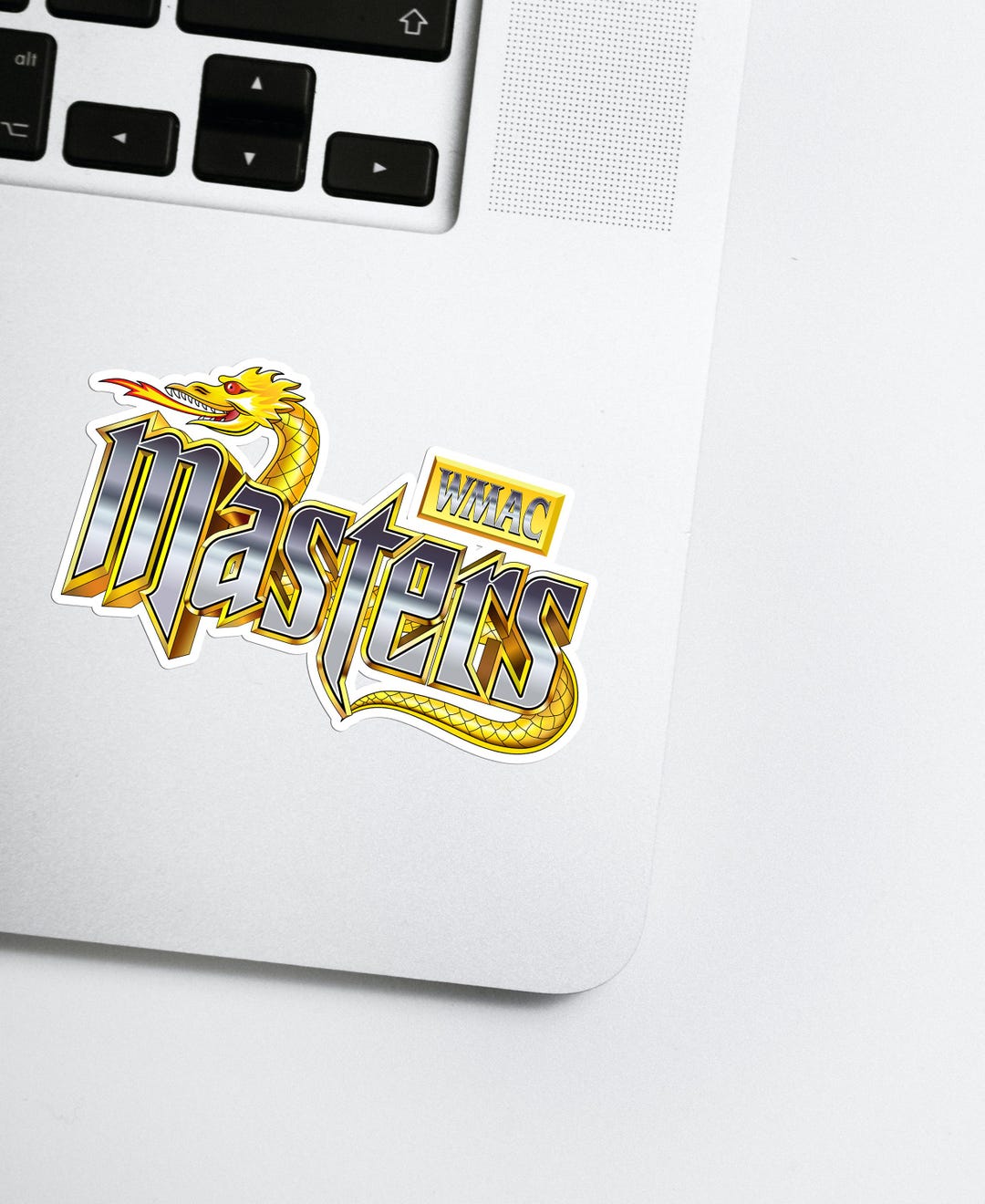 WMAC Masters Official Logo Sticker | Retro Martial Arts Collectible - Etsy