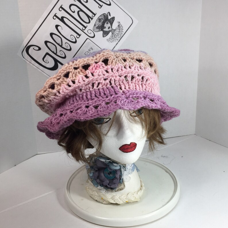 Oversize Poofy Hat Bohemian Festival Hat Comfy Crochet Soft - Etsy
