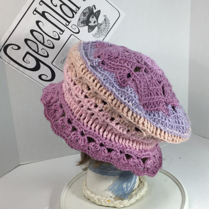 Oversize Poofy Hat, Bohemian Festival Hat, Comfy Crochet, Soft Boho Hat ...